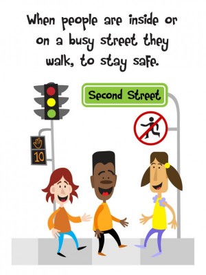 App With a Social Story About Not Running Away From AdultsTouch Autism